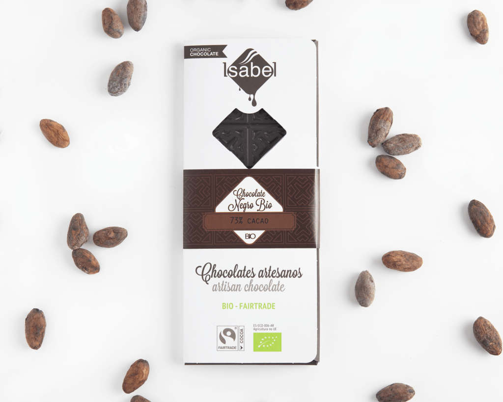 Tableta BIO Chocolate Negro 73% - ORIGEN ECUADOR - Market Sostenibles